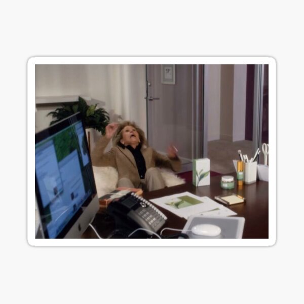 "grace hanson fallen and cant get up" Sticker for Sale by o0hannah0oo ...