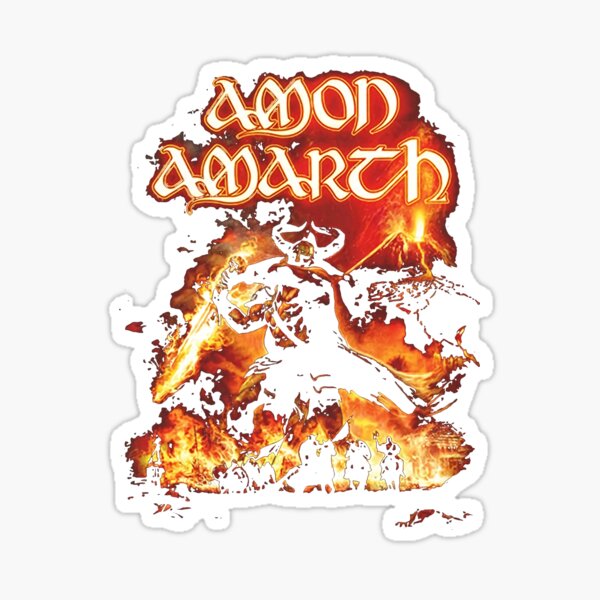 "sxuw | amon amarth |" Sticker for Sale by sephlitz | Redbubble