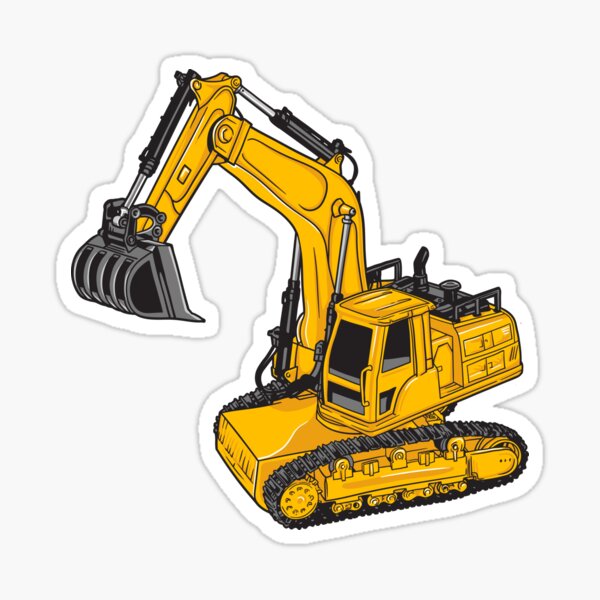 Construction Equipment Stickers