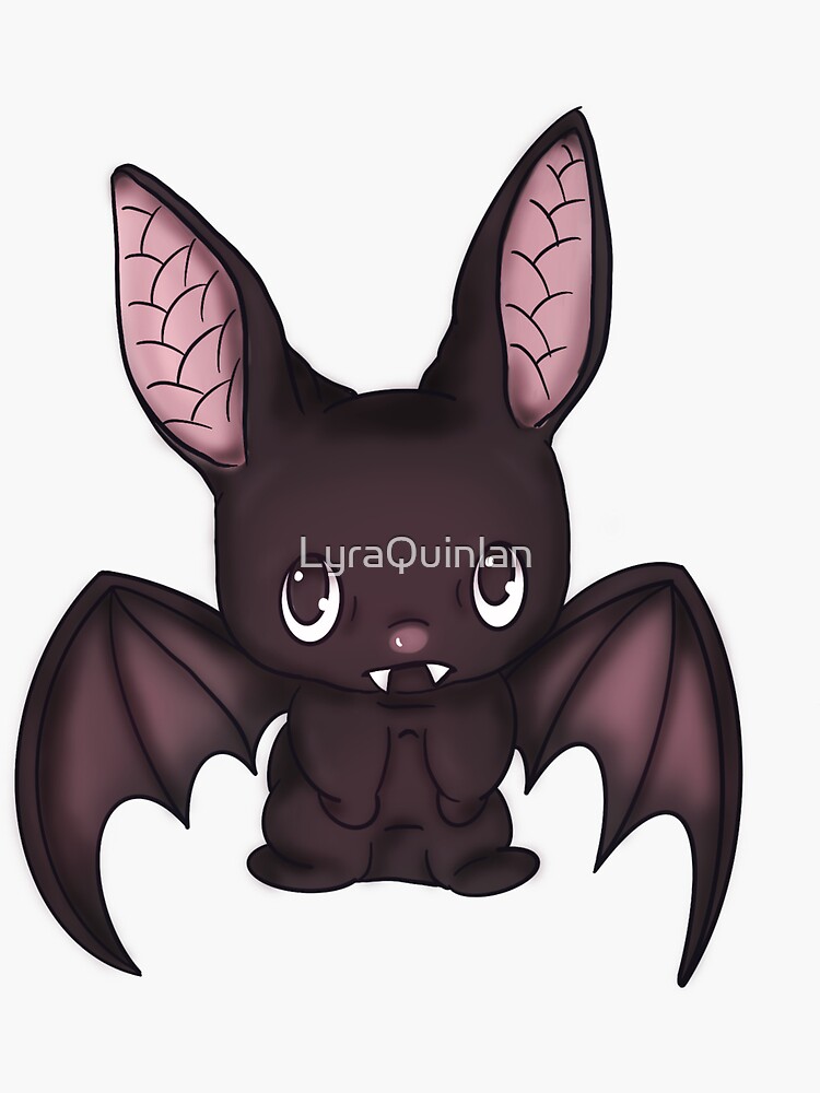 "Batty" Sticker for Sale by LyraQuinlan | Redbubble