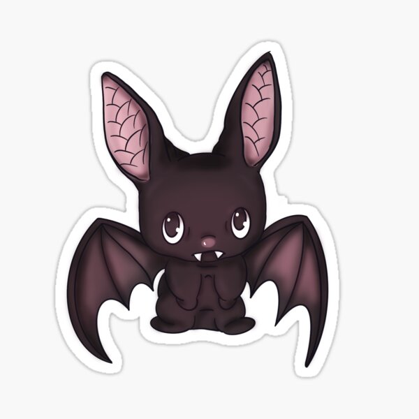 "Batty" Sticker for Sale by LyraQuinlan | Redbubble