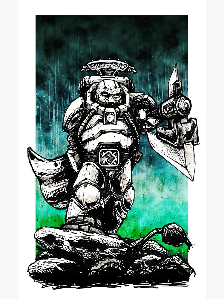 "Space Dwarf Hero" Poster for Sale by Kurai-Ink | Redbubble