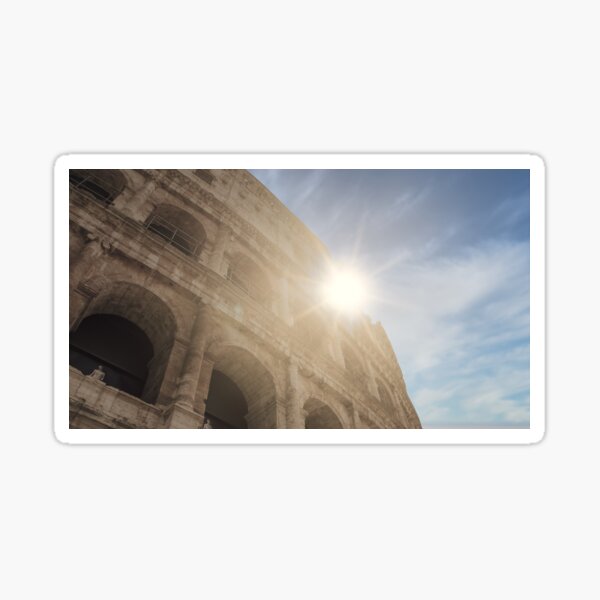 "Colosseum in Rome" Sticker for Sale by MetaEsoteric | Redbubble