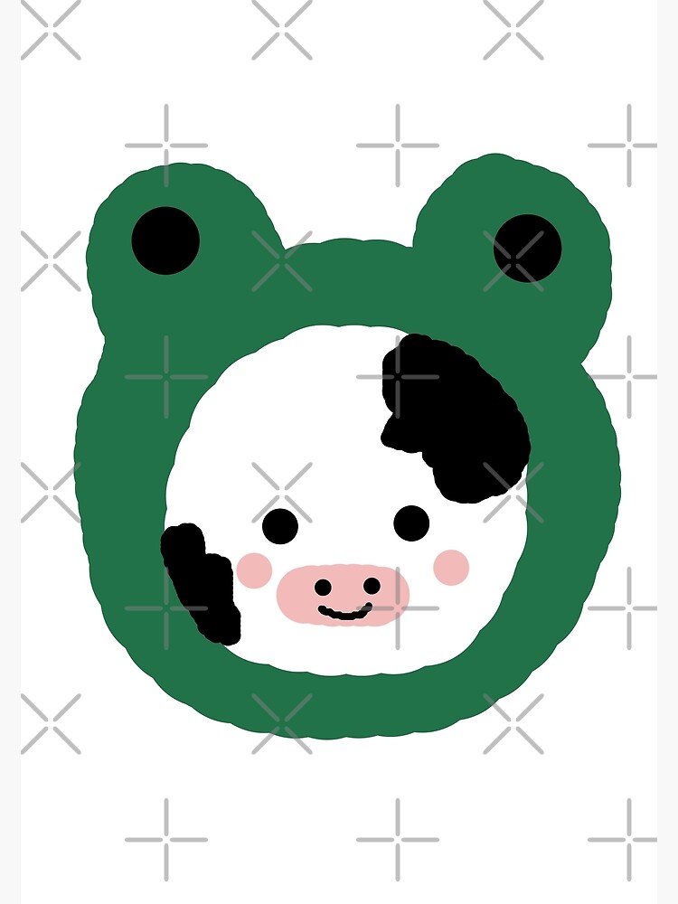 "COW FROG- Design" Poster for Sale by tinasartstuff | Redbubble