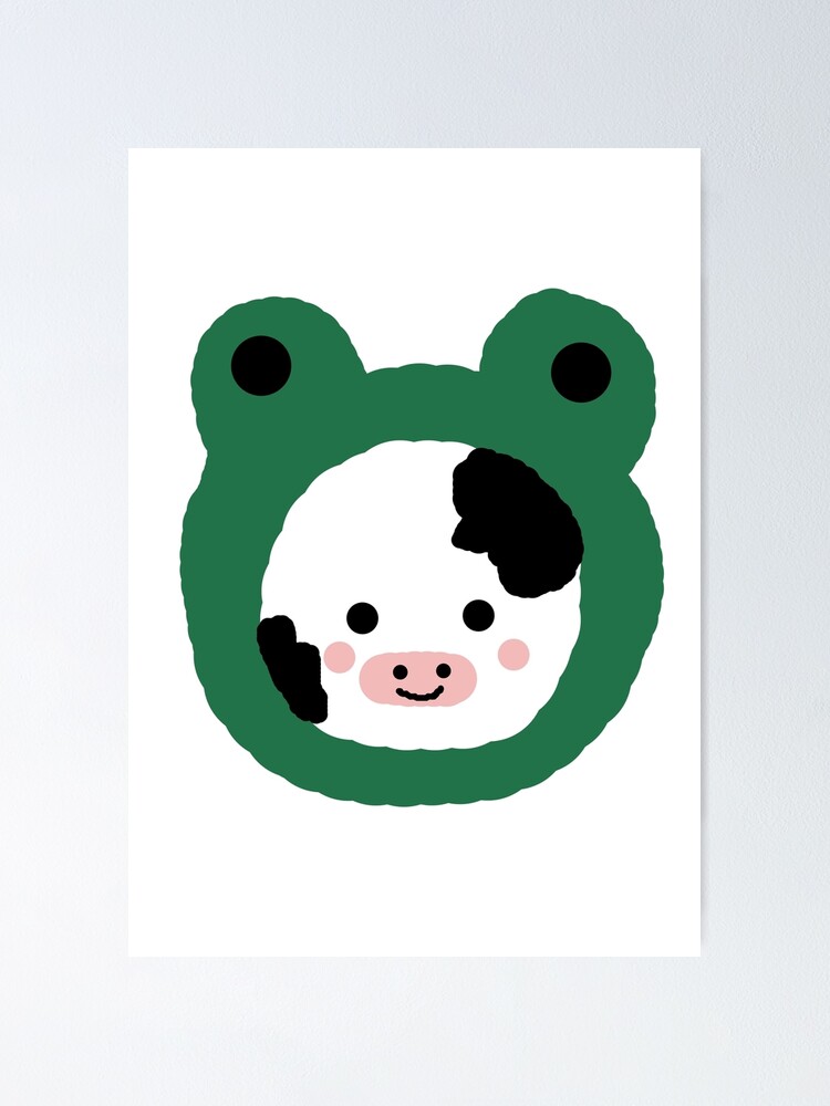"COW FROG- Design" Poster for Sale by tinasartstuff | Redbubble