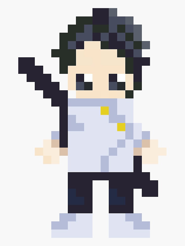 "Yuta Okkotsu Pixel Art" Sticker for Sale by kamilahyo | Redbubble