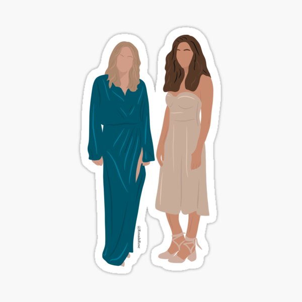 "Danielle and Stefania #4" Sticker for Sale by Rosadarose | Redbubble