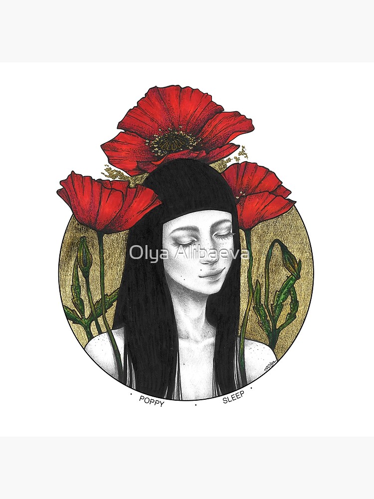 "POPPY SLEEP" Poster by reset-chaos | Redbubble
