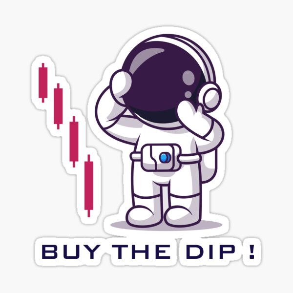 "Buy the dip !" Sticker for Sale by ABC-Studio | Redbubble