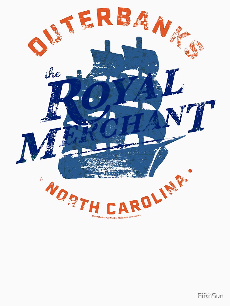 "Outer Banks The Royal Merchant Logo" T-shirt for Sale by FifthSun ...