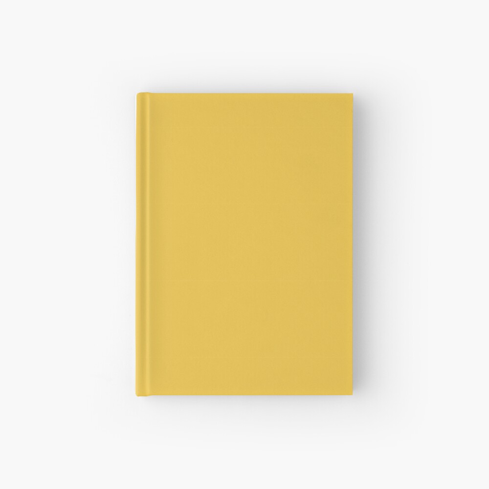 "Yellow" Hardcover Journal for Sale by Sevenelev | Redbubble