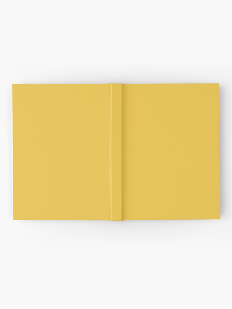 "Yellow" Hardcover Journal for Sale by Sevenelev | Redbubble