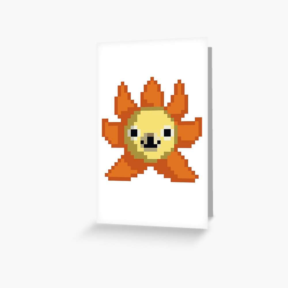 "One Piece Thousand Sunny Figurehead Pixel Art" Greeting Card for Sale ...