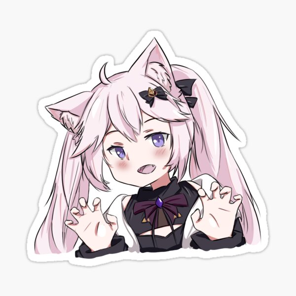 "Nyatasha Nyanners" Sticker for Sale by Michrob | Redbubble
