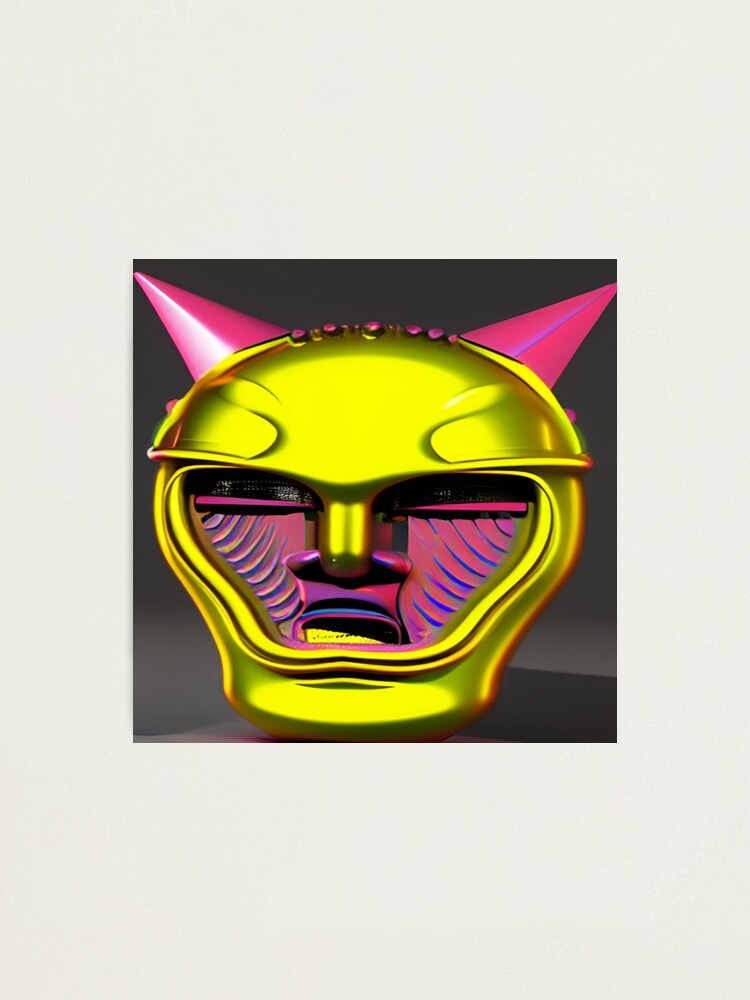 Lámina fotográfica «Devil Bot 666 control mental hacker mal pensamiento ...