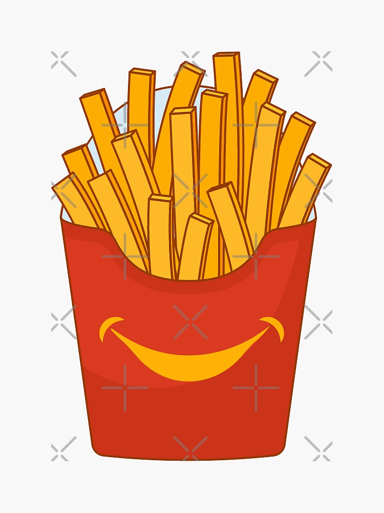 "Mcdonalds Happy Meal" Sticker for Sale by BetterMindsTees | Redbubble