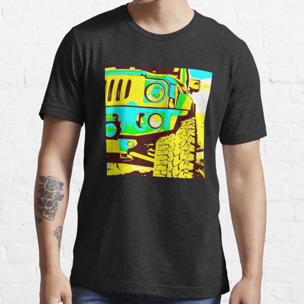 "Jeep Pop Art" T-shirt for Sale by CarShirt | Redbubble | jeep t-shirts ...