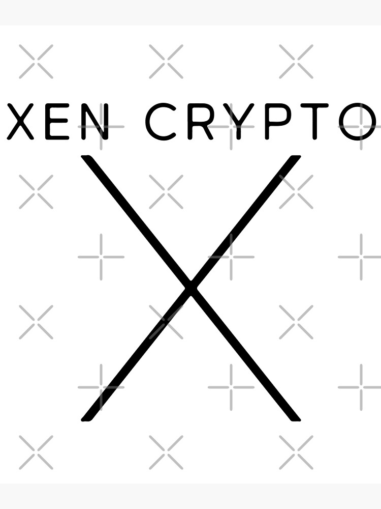 "XEN Crypto - XEN Token Logo" Poster for Sale by design880 | Redbubble
