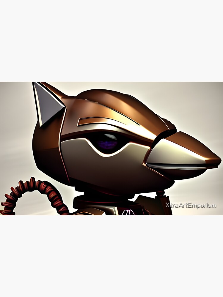 "CyberMouse" Sticker for Sale by XtraArtEmporium | Redbubble