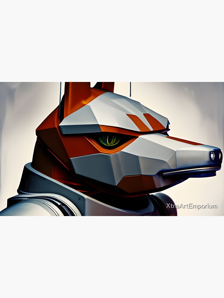 "CyberFox" Sticker for Sale by XtraArtEmporium | Redbubble