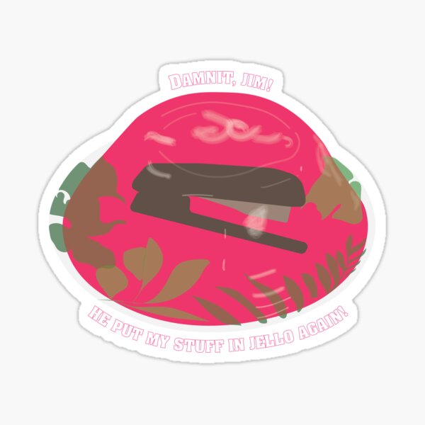 "Damnit, Jim!" Sticker by LaurenRigoni | Redbubble