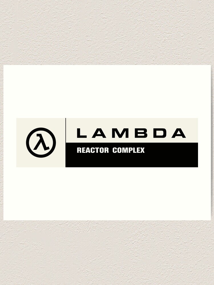"Half-Life Lambda Complex Reactor Complex Signage - White Paper" Art ...