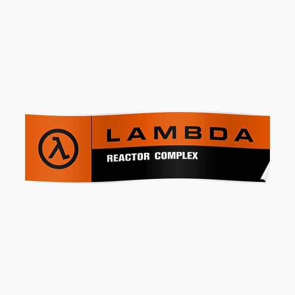 "Half-Life Lambda Complex Reactor Complex Signage - Orange (GOTY ...