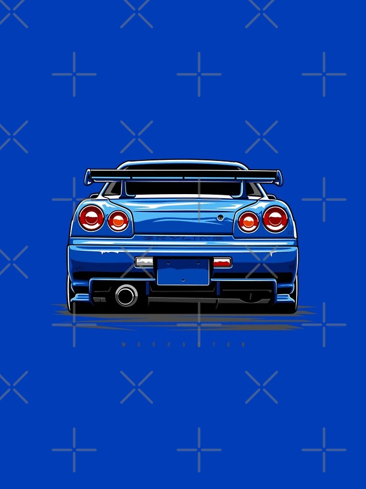 "R34 GT-R" iPhone Case for Sale by OlegMarkaryan | Redbubble