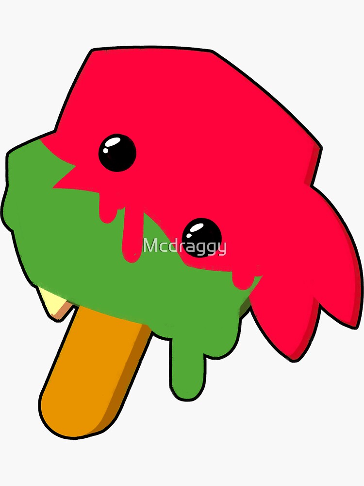 "Melting Raphael Popsicle" Sticker for Sale by Mcdraggy | Redbubble