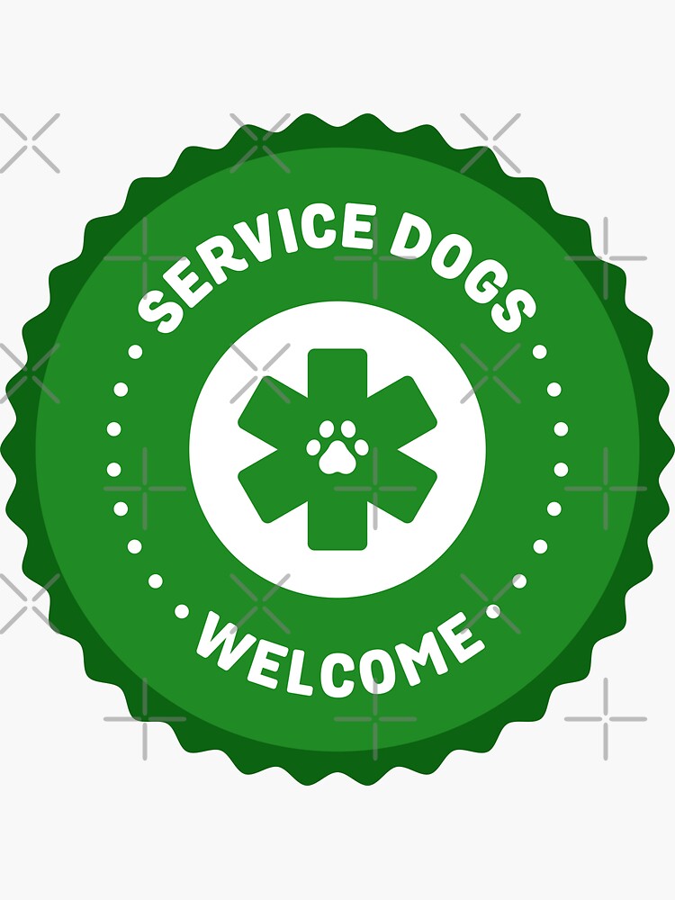 "Therapy Dog - Please Pet Me - National Therapy Animal Day" Sticker for ...