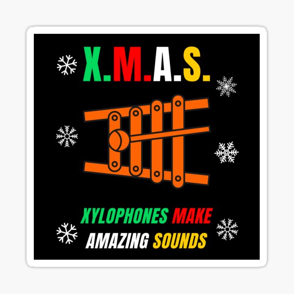 "Christmas Acronym For XMAS | Xylophones Make Amazing Sounds | Acronym ...