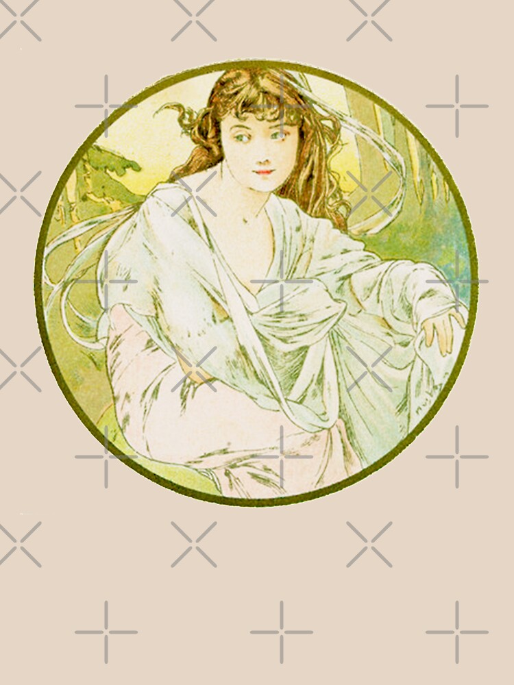 "HD October from the 1889 Calendar by Alphonse Mucha" T-shirt for Sale ...