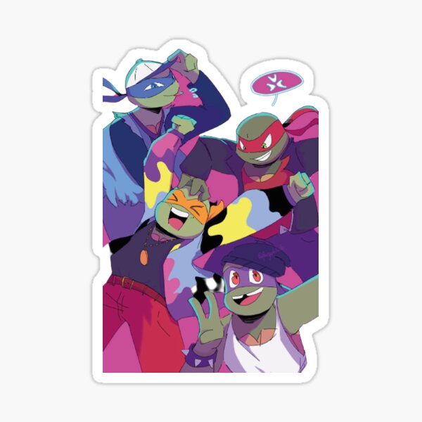 "rise of the tmnt season 2" Sticker for Sale by donton12 | Redbubble