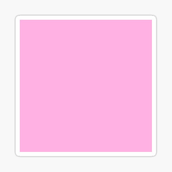 "Solid Pastel Pink square" Sticker for Sale by qlobba | Redbubble