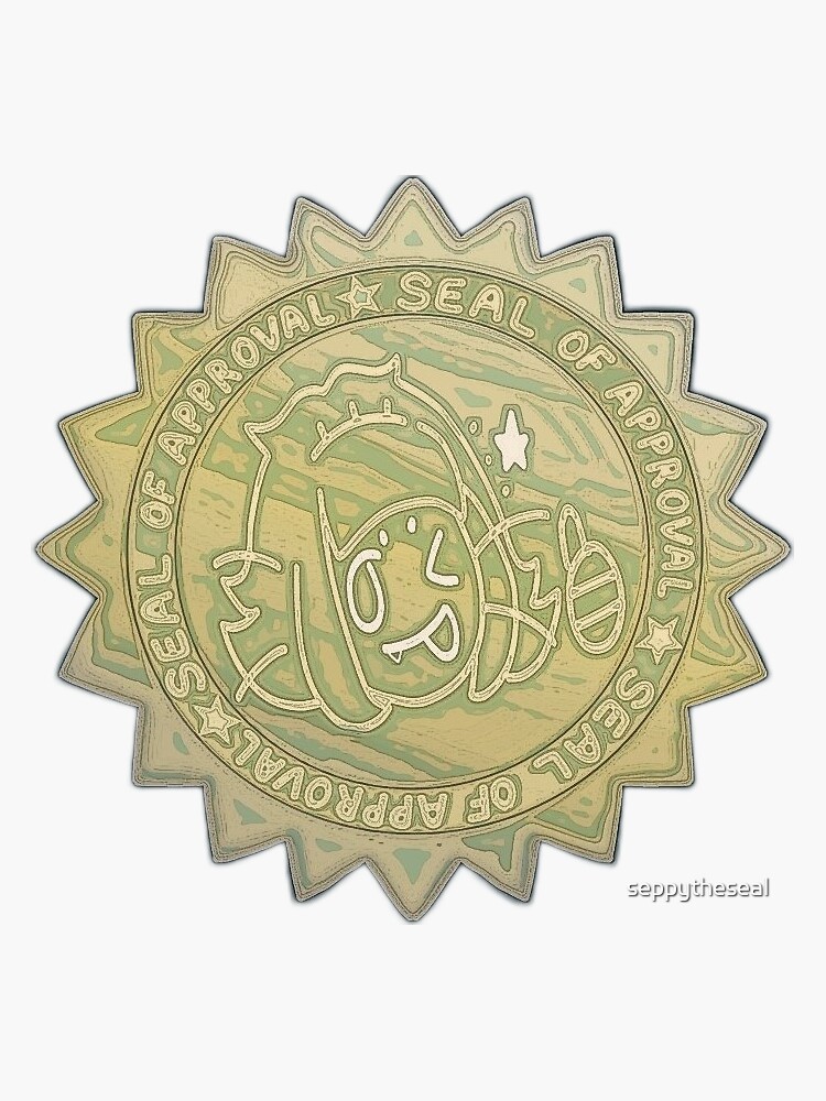 "Seal of Approval" Sticker for Sale by seppytheseal | Redbubble