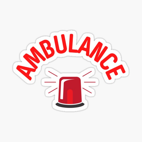 "Ambulance" Sticker for Sale by Stalik13 | Redbubble