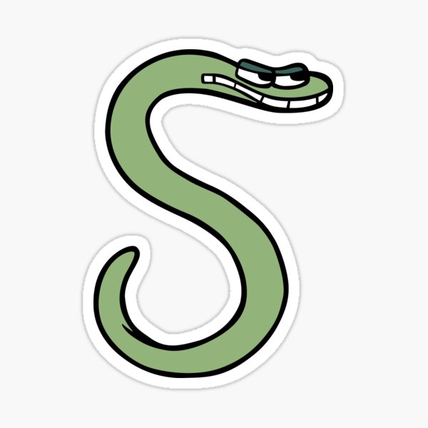 Alphabet Lore Letter S Sticker For Sale By Elyvan Redbubble
