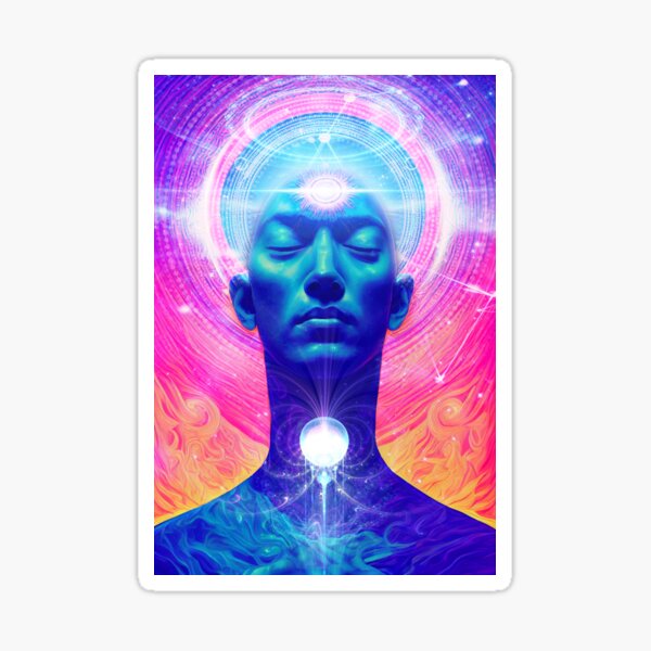 "Chakra Alignment" Sticker for Sale by HumbertoLVX | Redbubble