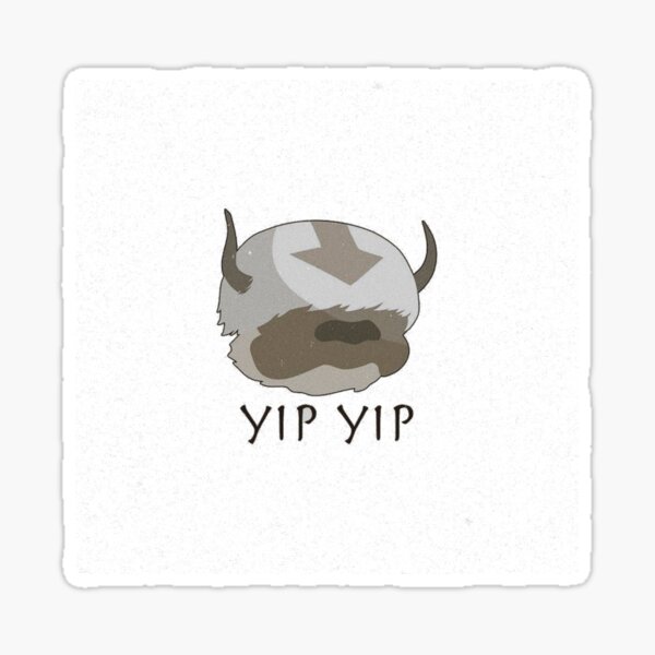 "Yip Yip " Sticker for Sale by elberttyoung | Redbubble