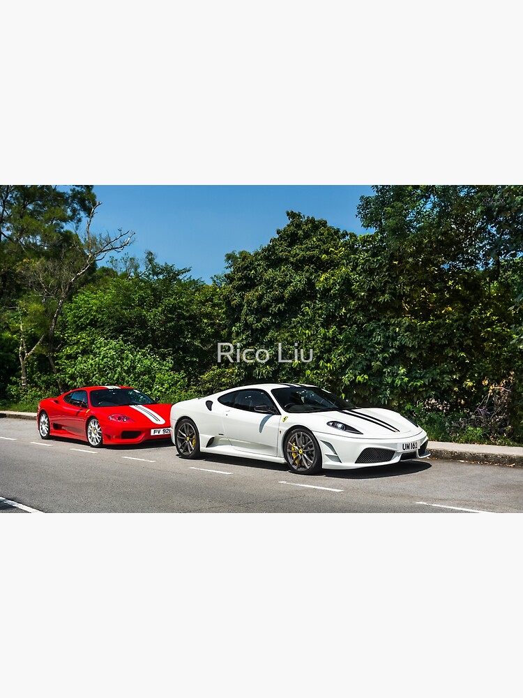 "Ferrari 430 Scuderia & 360 Challenge Stradale" Canvas Print by ricoliu ...