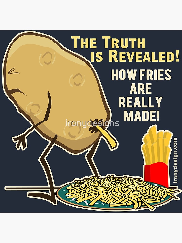 Impression artistique « Comment les frites sont vraiment faites ...