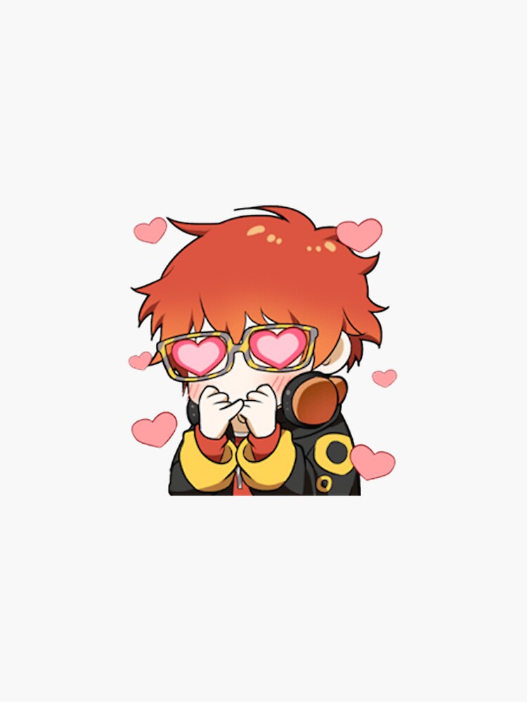 "Mystic Messenger: 707 Emoticon" Sticker for Sale by justthatlass ...
