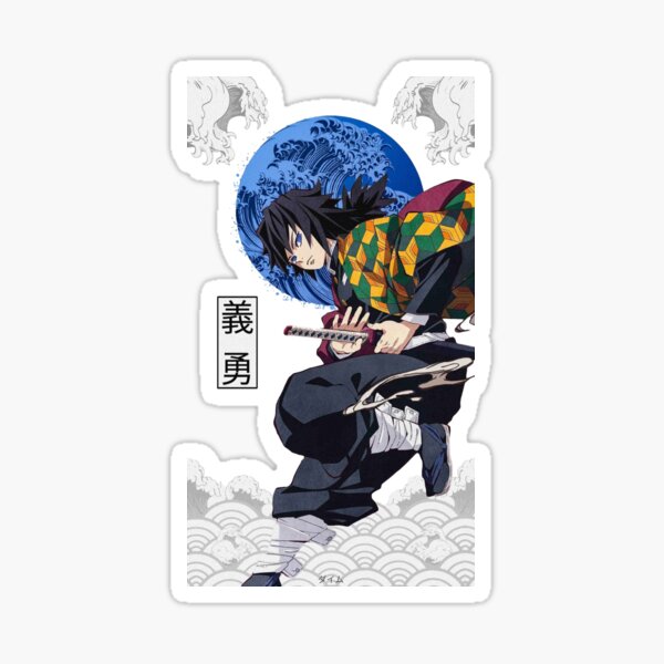 "Tomioka Hashira" Sticker for Sale by davidbiasabro | Redbubble