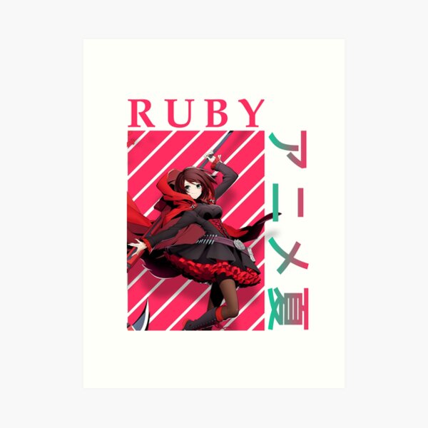 "Ruby Rose - RWBY: Hyousetsu Teikoku g" Art Print for Sale by ShopEma | Redbubble