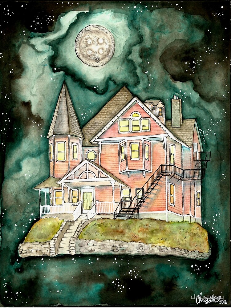 "The Pink Palace || Coraline Fan Art " Poster for Sale by chrystakay ...