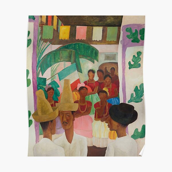 "The Rivals | Diego Rivera" Poster for Sale by Harchrist | Redbubble