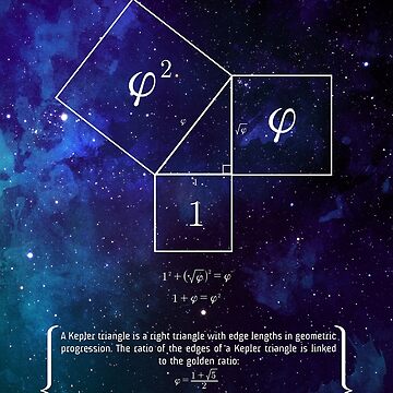 "Kepler Triangle" Poster for Sale by coolmathposters | Redbubble