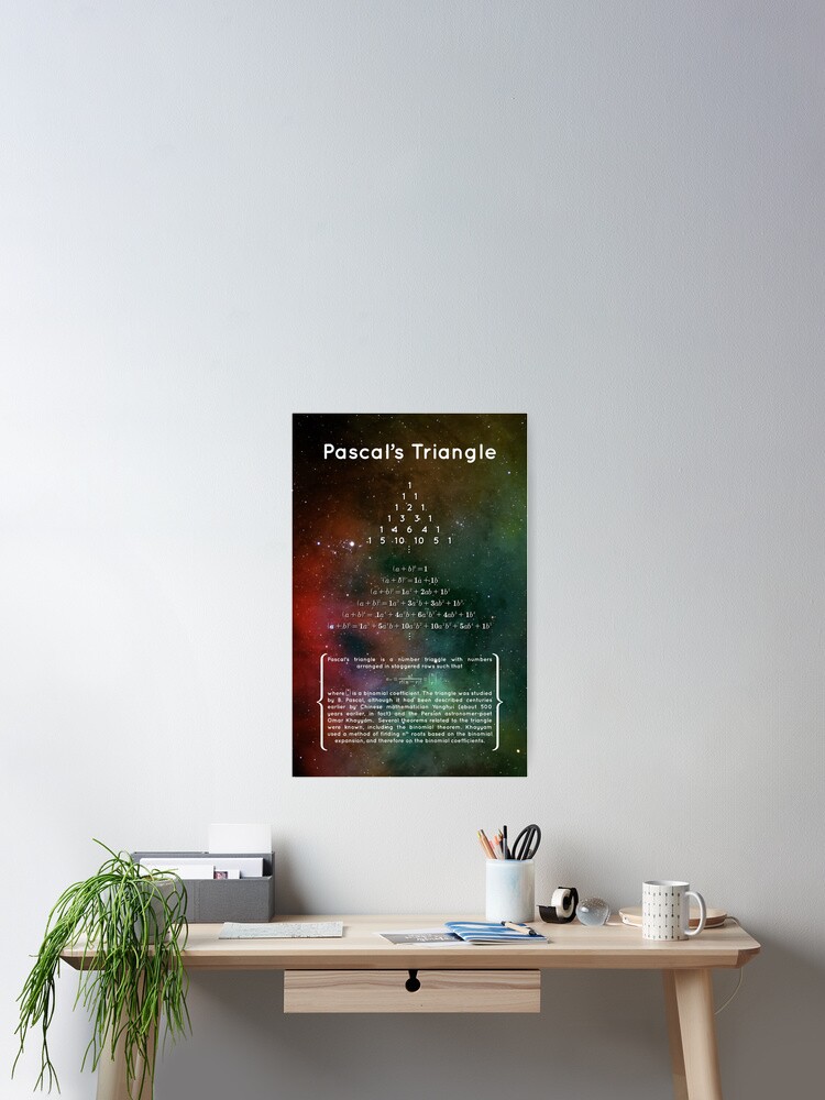 "Pascal's Triangle" Poster for Sale by coolmathposters | Redbubble