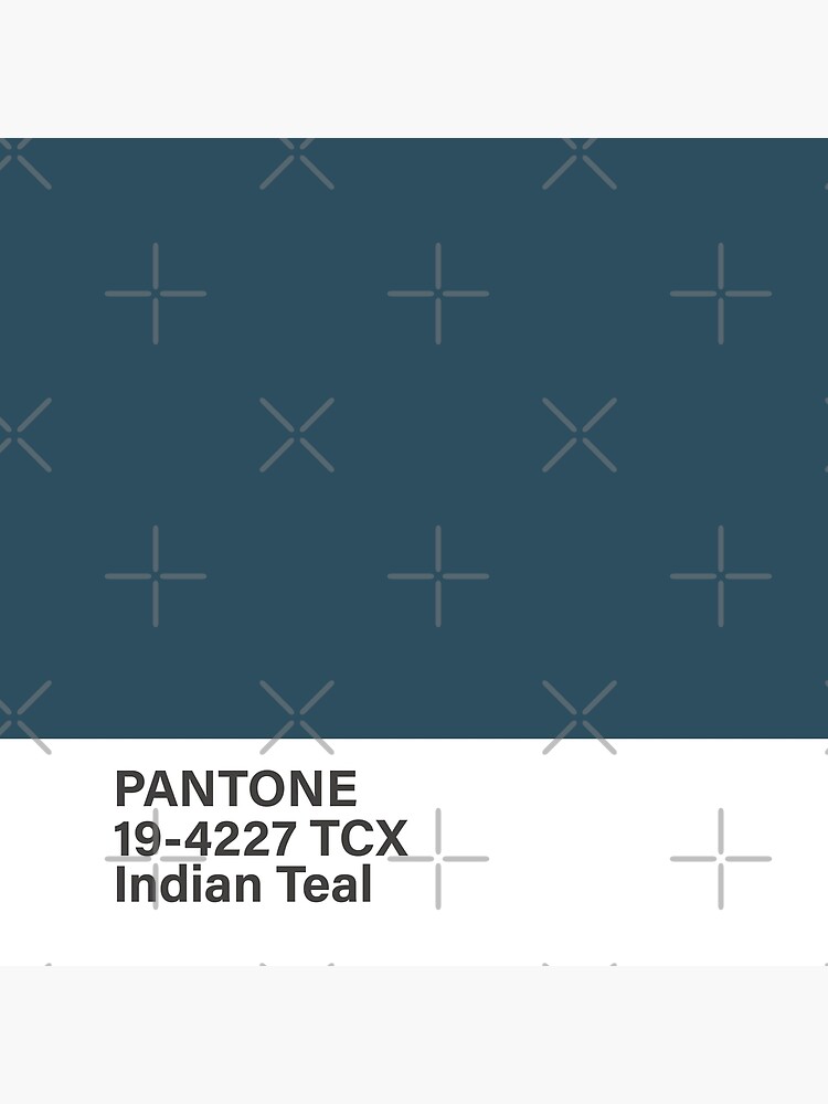"pantone 19-4227 TCX Indian Teal" Poster for Sale by princessmi-com ...