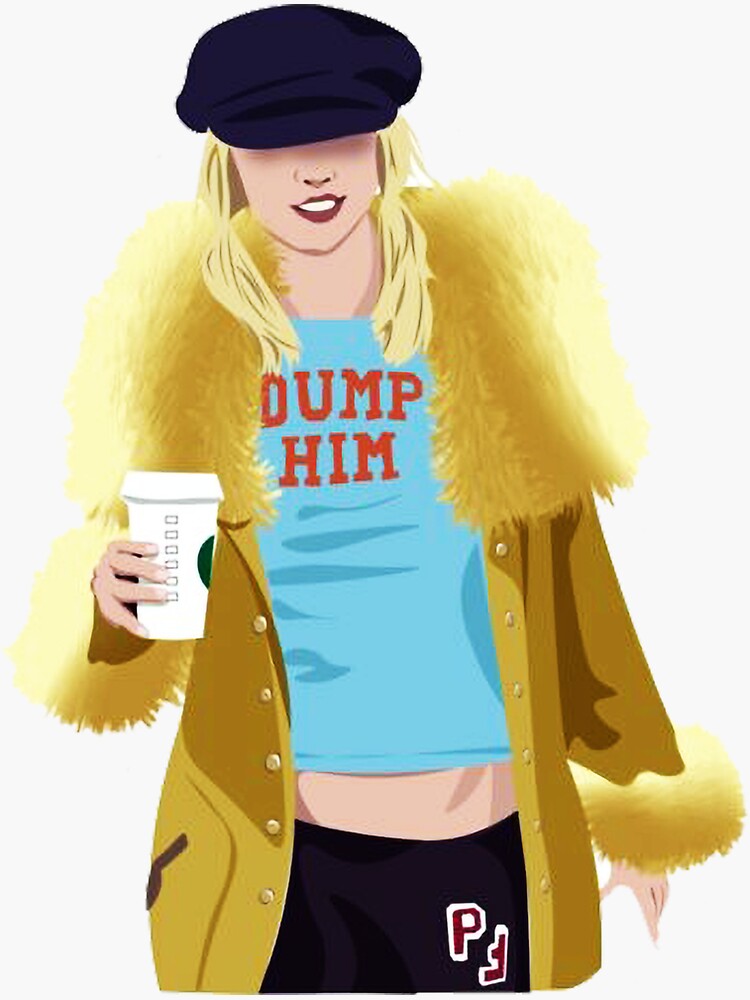 "dump him" Sticker for Sale by kasorpasas | Redbubble